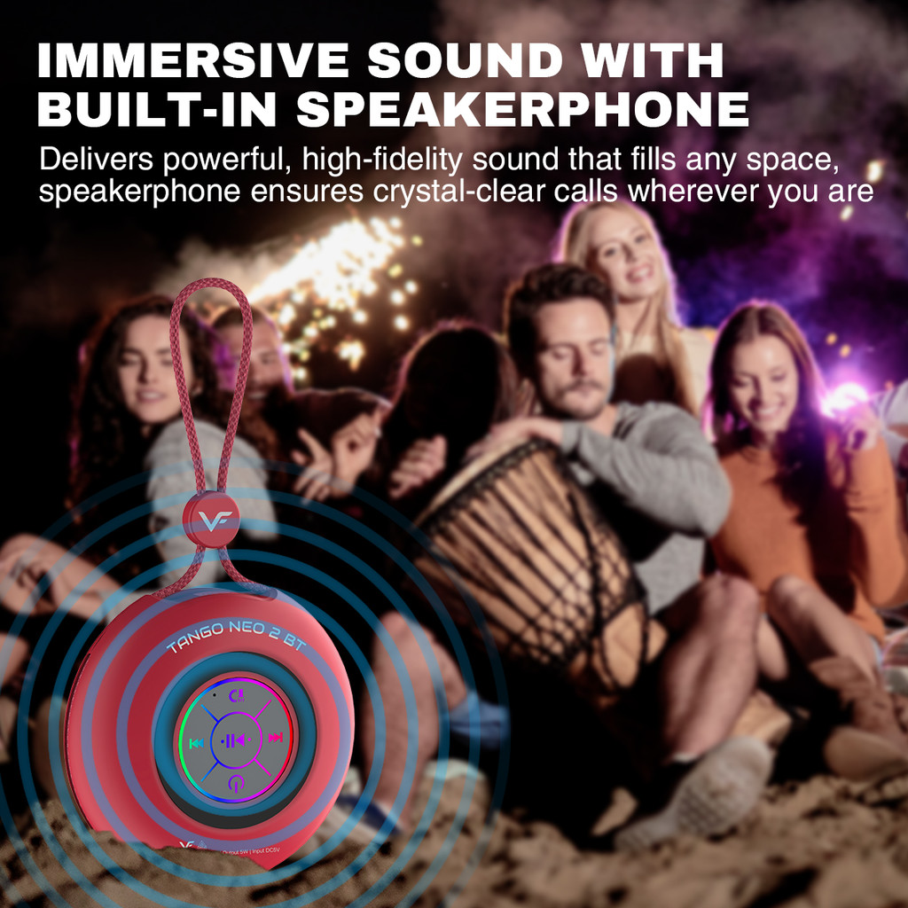 Vinnfier Tango Neo 2 Bluetooth Portable Speaker with Built in ...