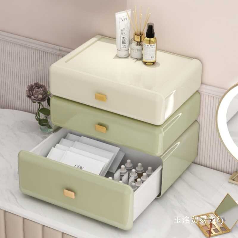 Makeup Skin Care Products Desktop Storage Box Dresser Mask Drawer ...