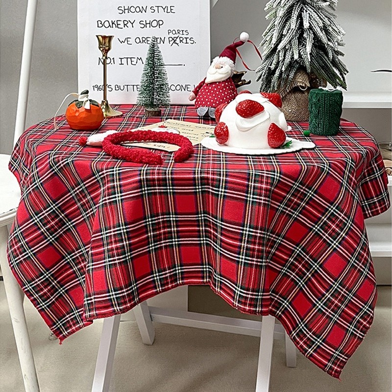 Round Table Decorative Tablecloths Christmas Desktop Tablecloths Home ...