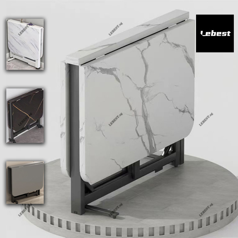 L·T Folding Dining Table For Small Household Use Ultra-thin ...