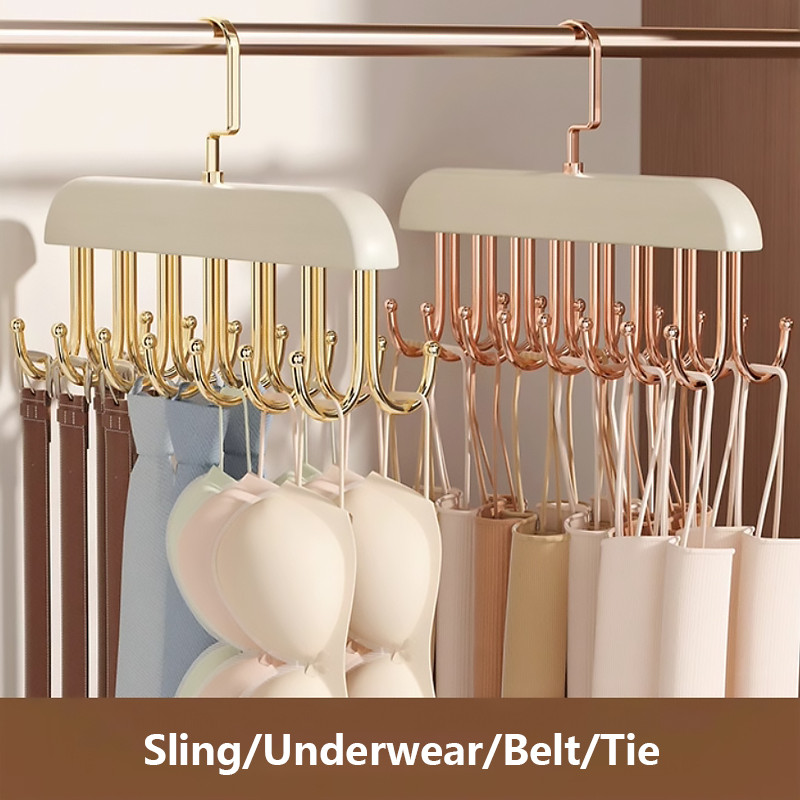 [SG Stock] Hanger 360° Rotatable Clothes Hanger 16 Hook Hanger Clothes ...
