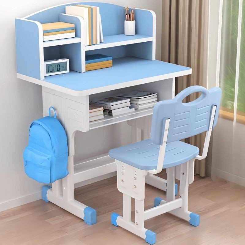 Study Table Ergonomic Children's Height Adjustable Student Study Table ...