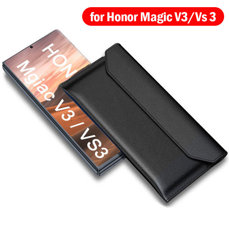 Genuine Leather Cases For Honor Magic V3 / Vs3 VS 3 Case Cowhide Sleeve ...