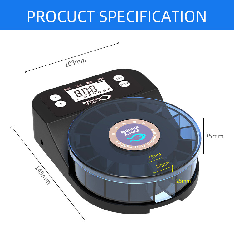 Aquarium Automatic fish feeder Timing fish auto feeder fish food ...