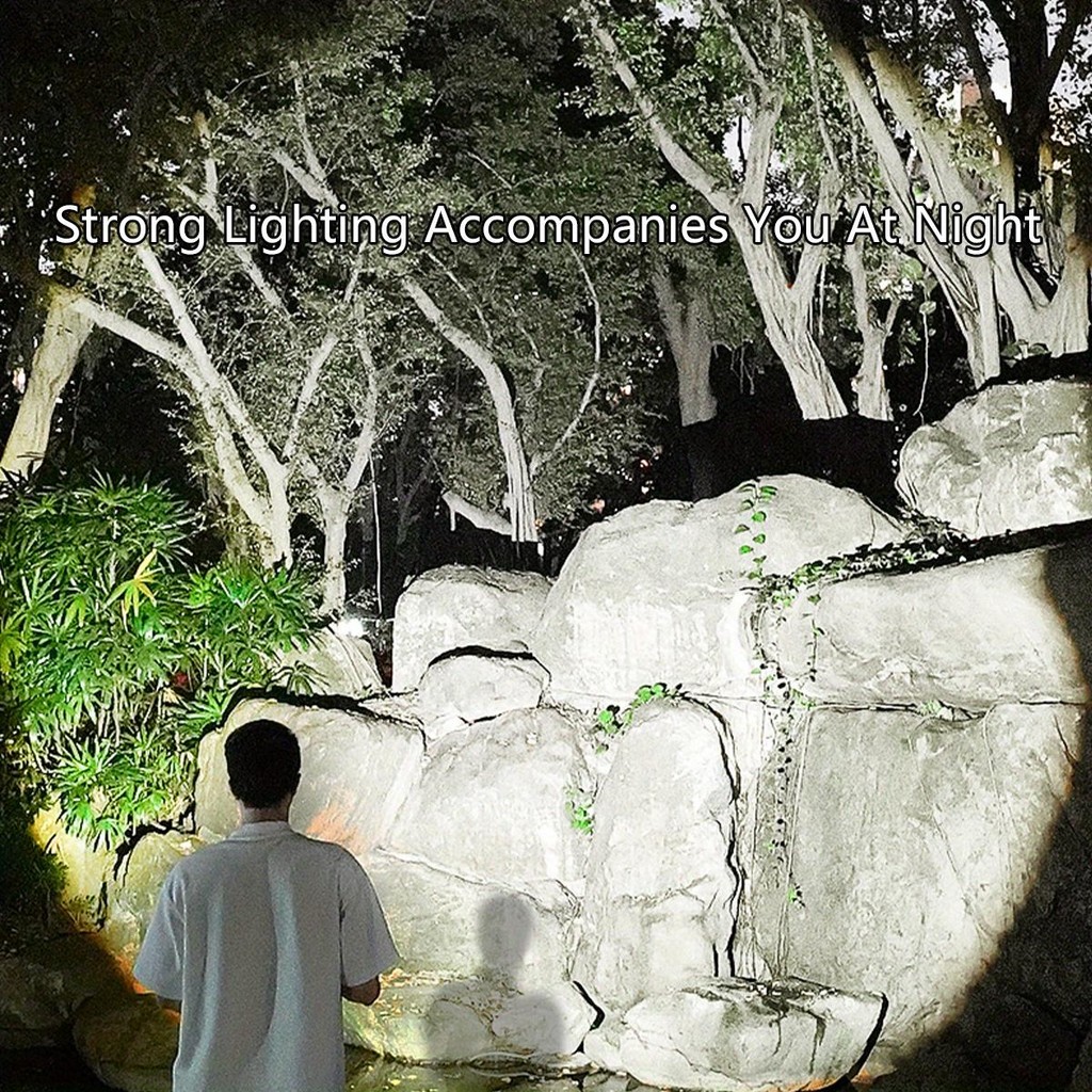 Smiling Shark Led Rechargeable Flashlight, Portable Led Torch Light ...