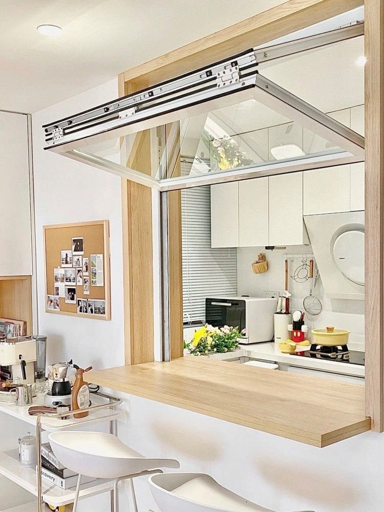 Folding window aluminum alloy up and down folding window can hover ...