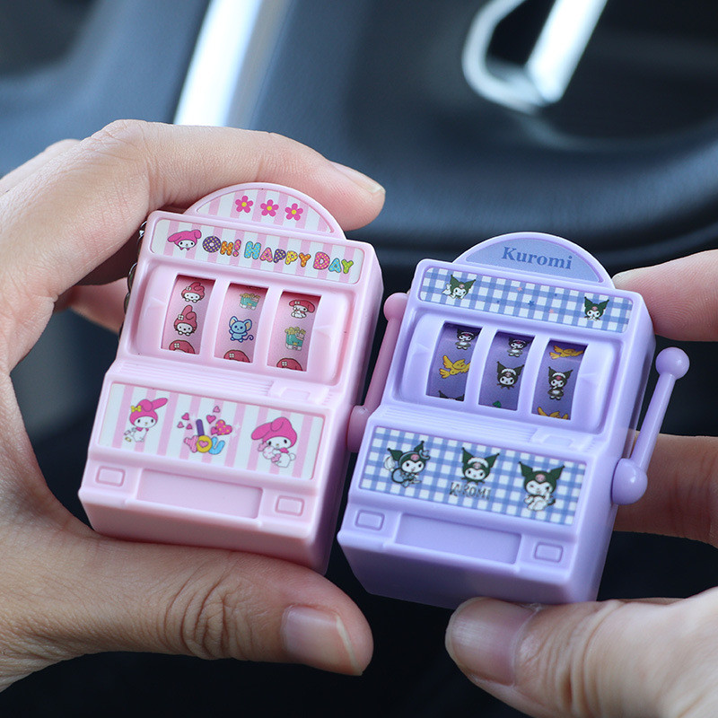 Kawaii Cute Fashion Sanrio Casino Game Console KeyChain Melody ...