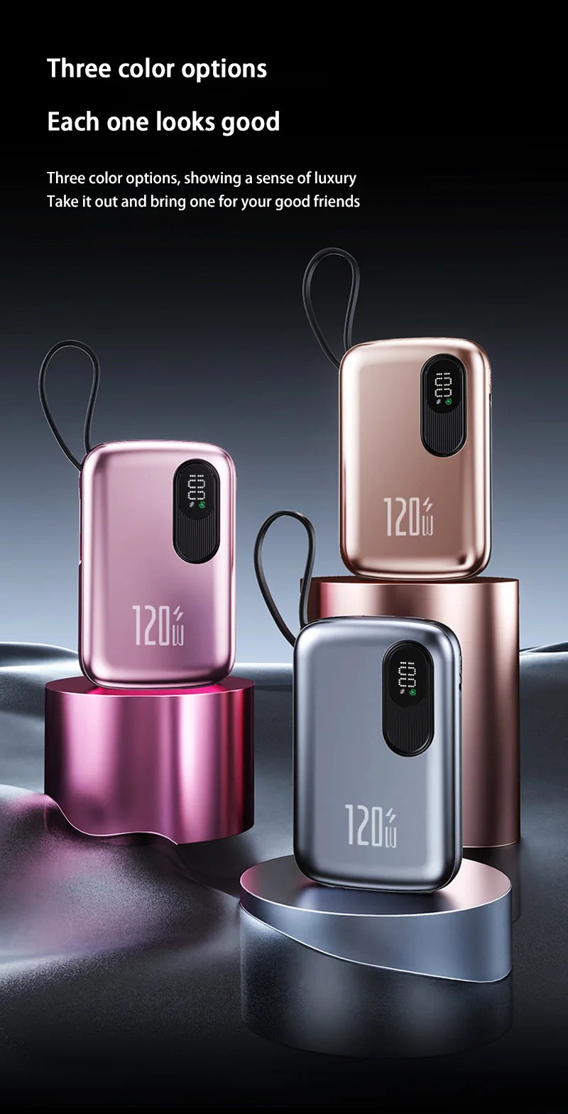 [SG Stock] CCC Power Bank 20000mah Powerbank Fast Charging Dual-Cable ...