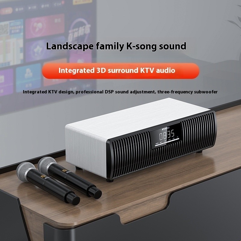 Karaoke Set Home Shanshui T KTV TV Song Mic Audio Integrated Machine KV ...