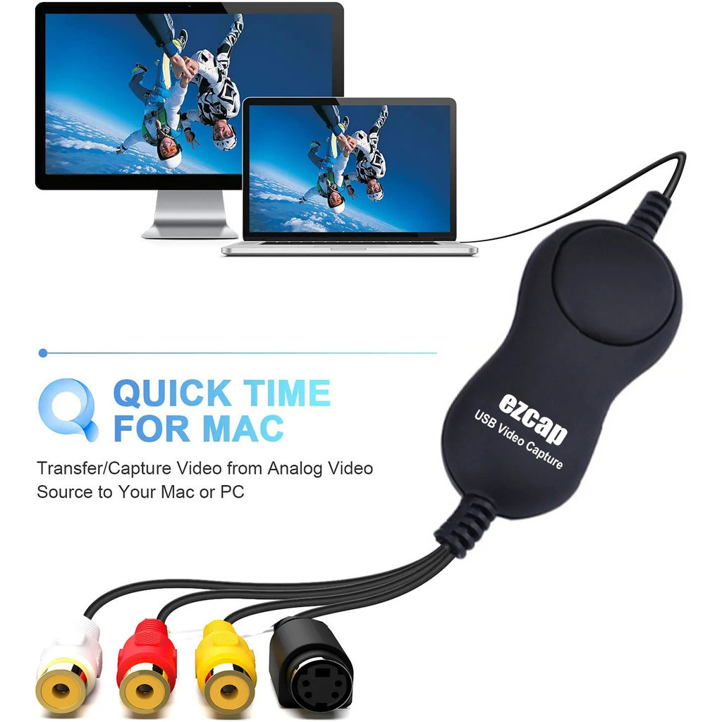 USB2.0 Video Recording Capture Card Analog to Digital USB UVC Video ...