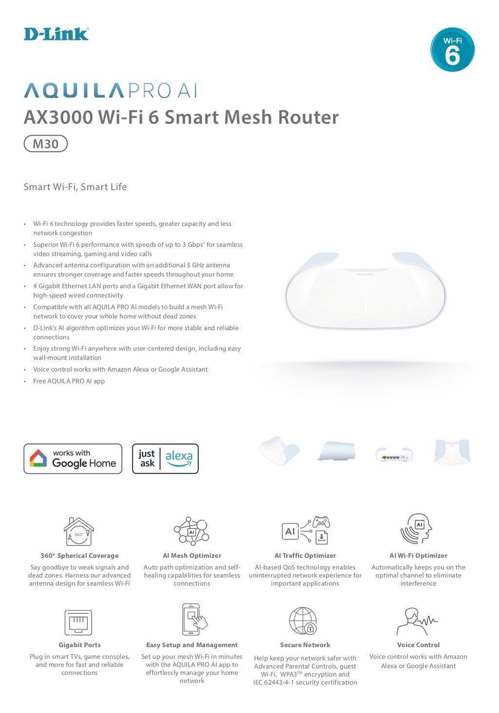 D-link Ax3000 Mesh Router M30 (1p) | Shopee Singapore