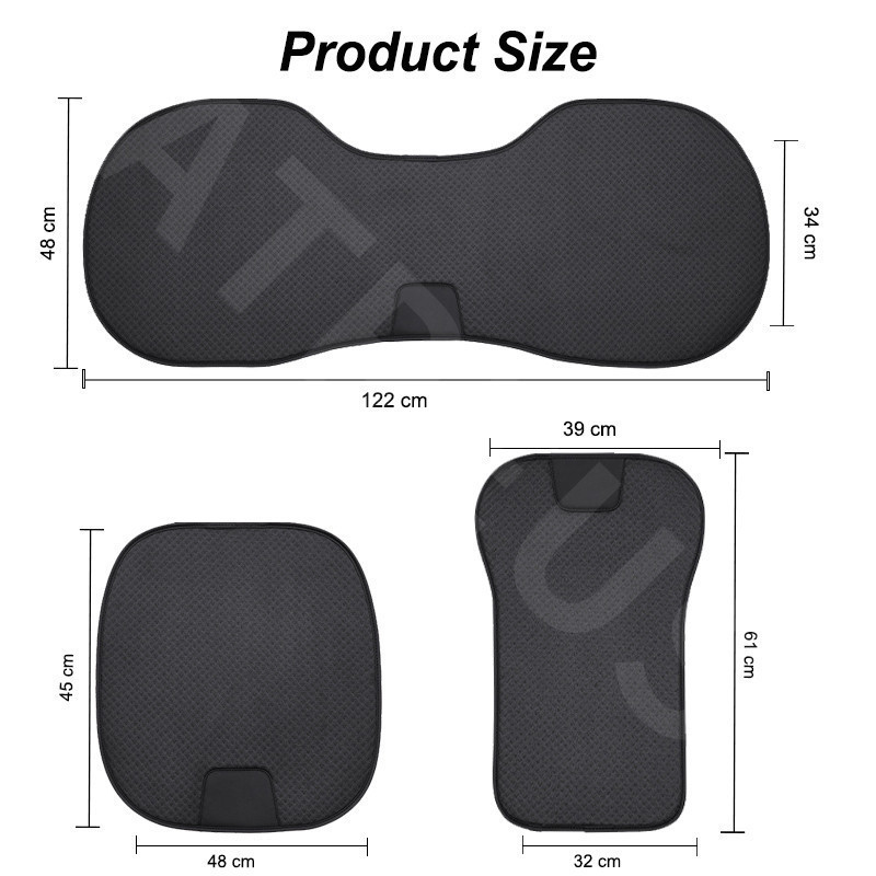 Mercedes Benz Car Seat Cushion Mat Non-Slip Seat Protector Pad Auto ...