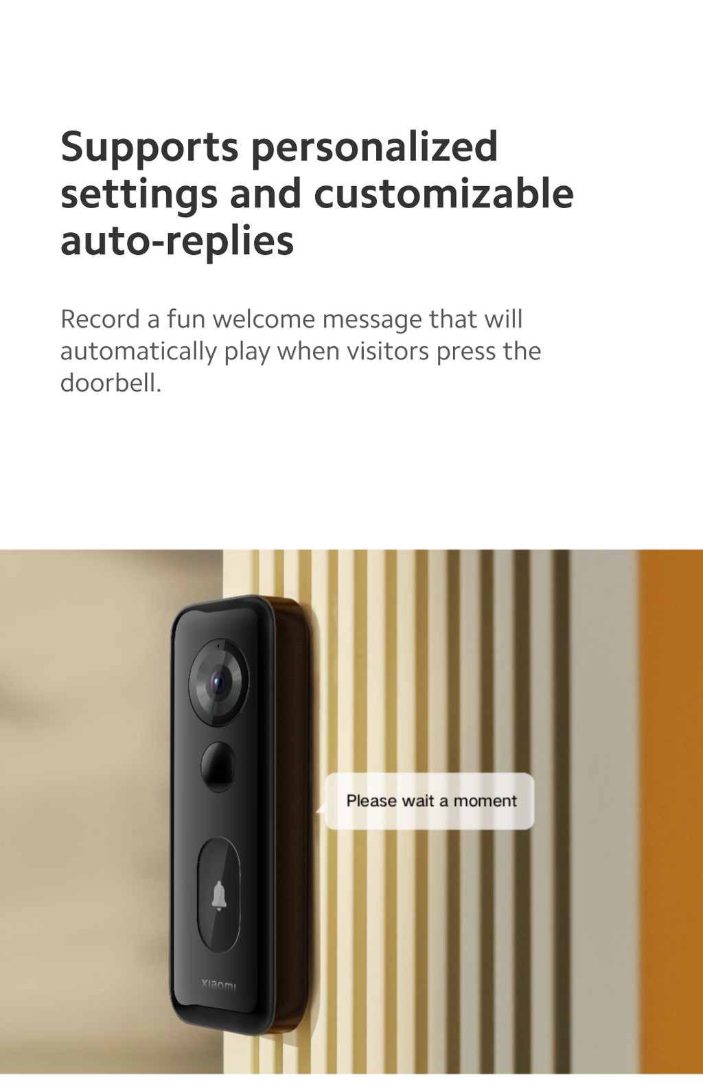 Xiaomi Smart Doorbell 3S | Shopee Singapore