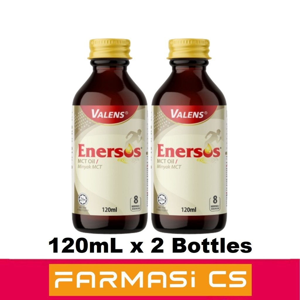 Valens Enersos MCT Oil 120ml x 2 Bottles (TWIN) EXP:08/2026 [ Palm ...