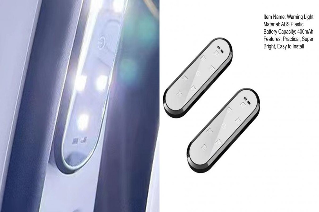 Car Door Led Light Automatic On/off Vehicle Door Light 2pcs Wireless ...