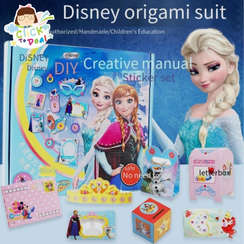 Disney Kids Craft Box Set [ Licensed Product ] Elsa Princess Mickey ...