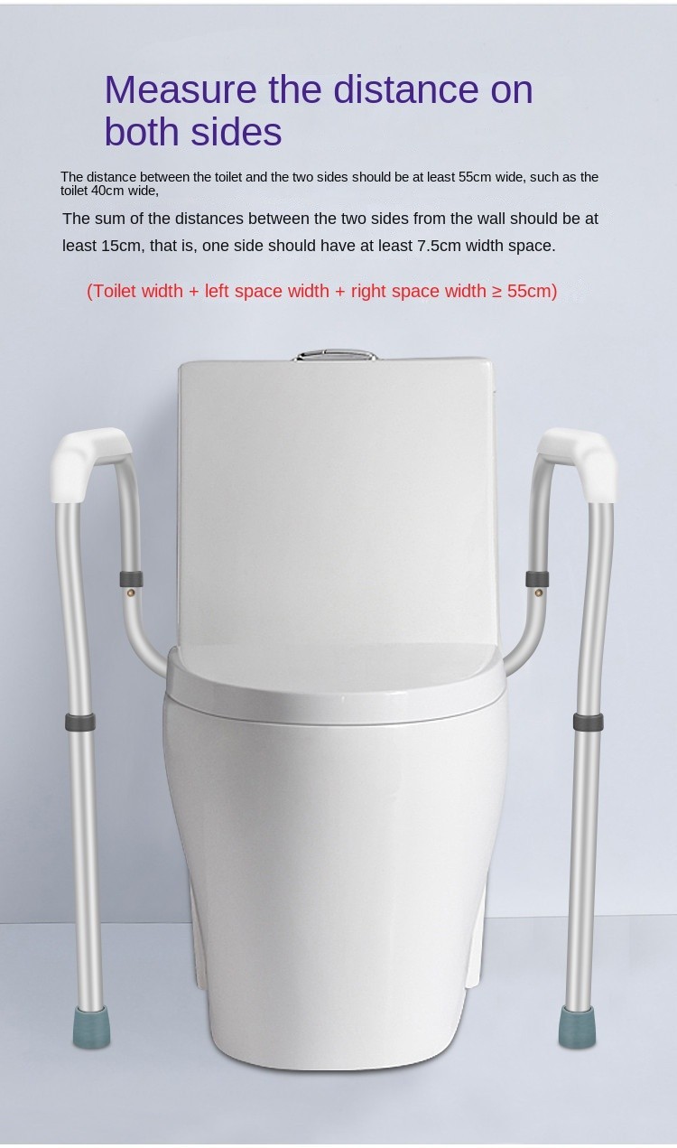 Bathroom Handle Safety Toilet Armrest Elderly Bathroom Handrail Toilet ...