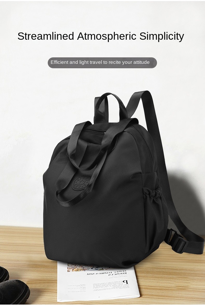 Nylon women backpack waterproof shoulder bags for girls large capacity ...