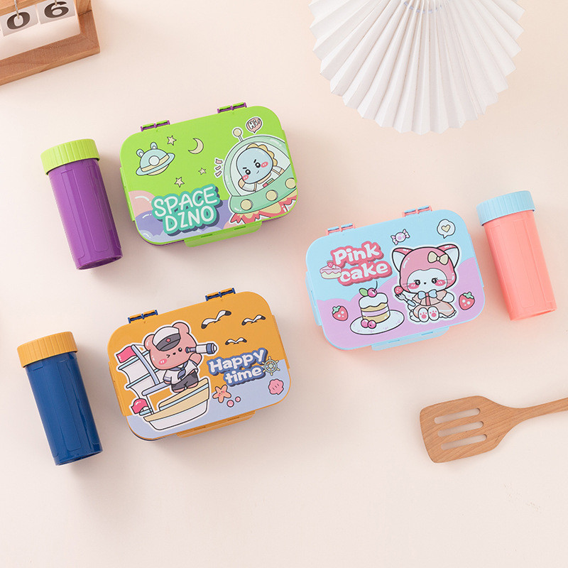 PP Portable Soup Bowl Leakproof Lunch Box 2 IN 1 with Bottle (BGJAYA ...