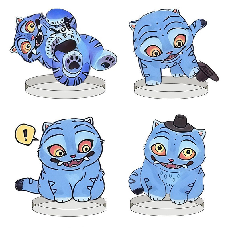 K-pop Demon Hunters Acrylic Stand Saja Boys Mini Standee Huntrix ...