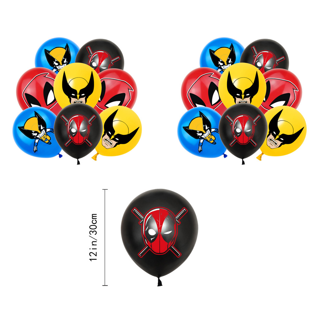 [SG Seller] Deadpool and Wolverine The Movie Marvel Superhero Party ...
