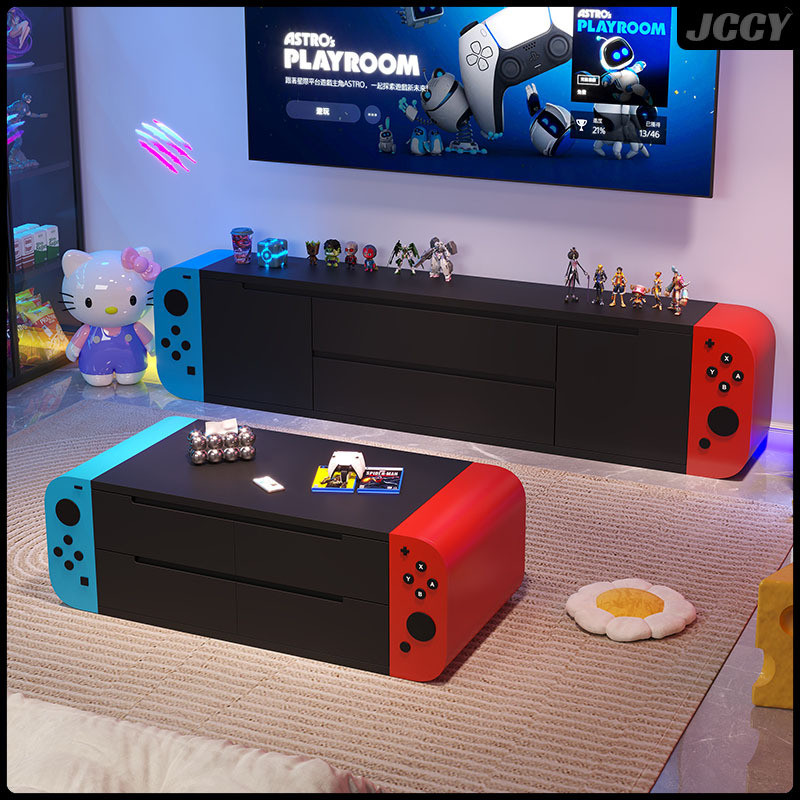 Switch Tv Storage Cabinet Gaming Room Childhood Handle Coffee Table or ...
