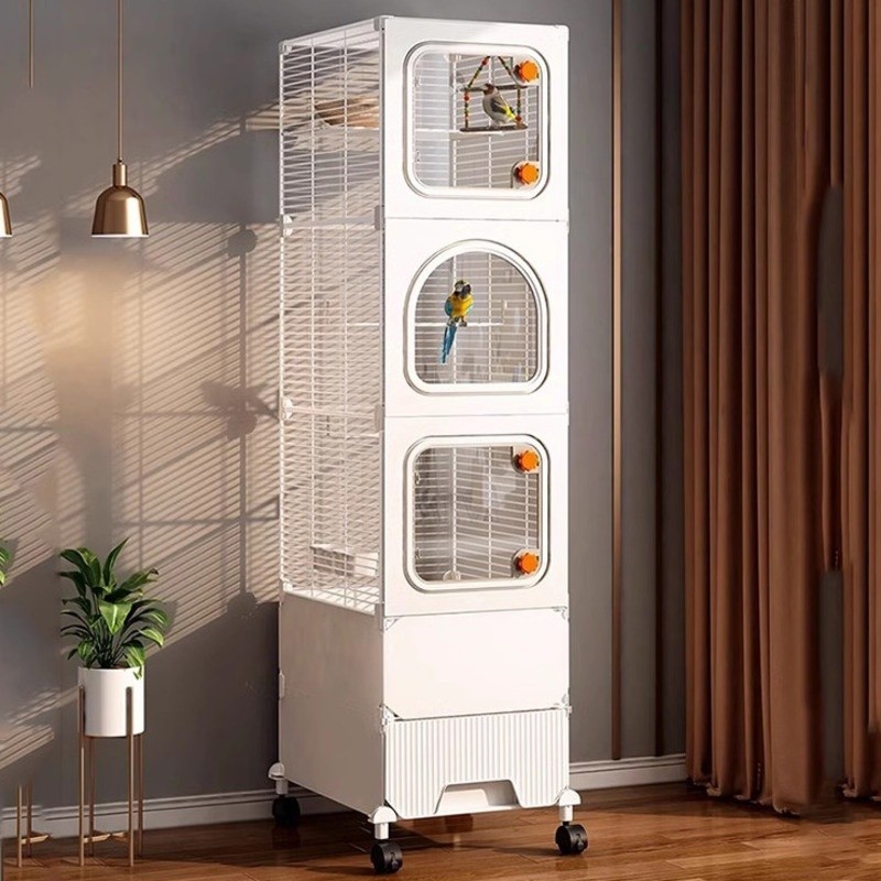 Bird Cage Parrot Cage Cage Birdcage Parrot Splash Proof Home Large Bags ...