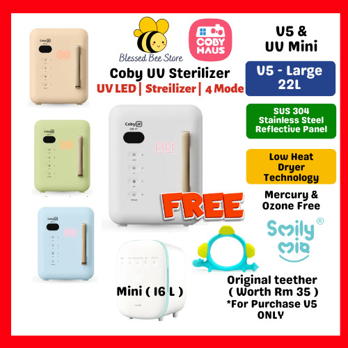 Coby LED UV V5 New Waterless Sterilizer 22 L Coby LED UV Mini V5 16L ...