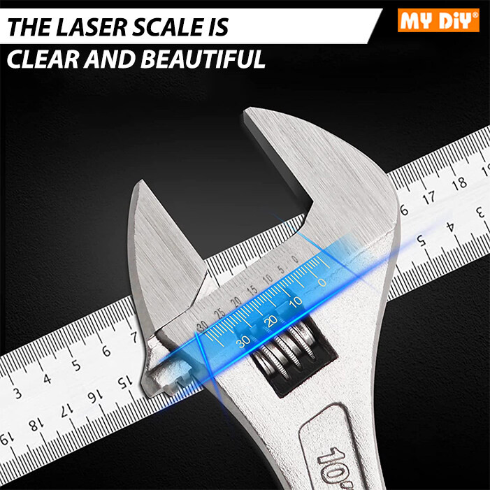 DIY Online4u - 6" 8" 10" 12” HIGH QUALITY ADJUSTABLE SPANNER WRENCH ...