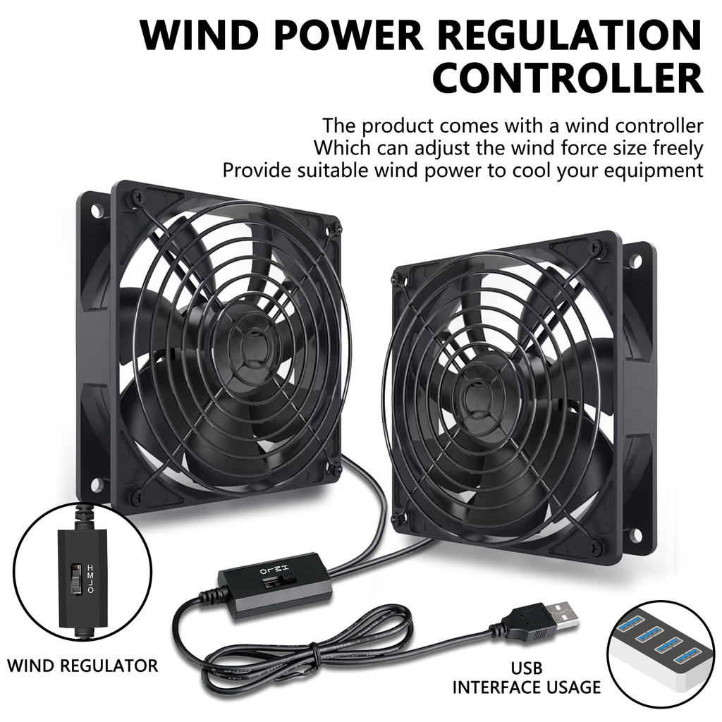 Solar Air Mini Exhaust Fan Usb-5V Output High-Power Three-Speed Cooling ...