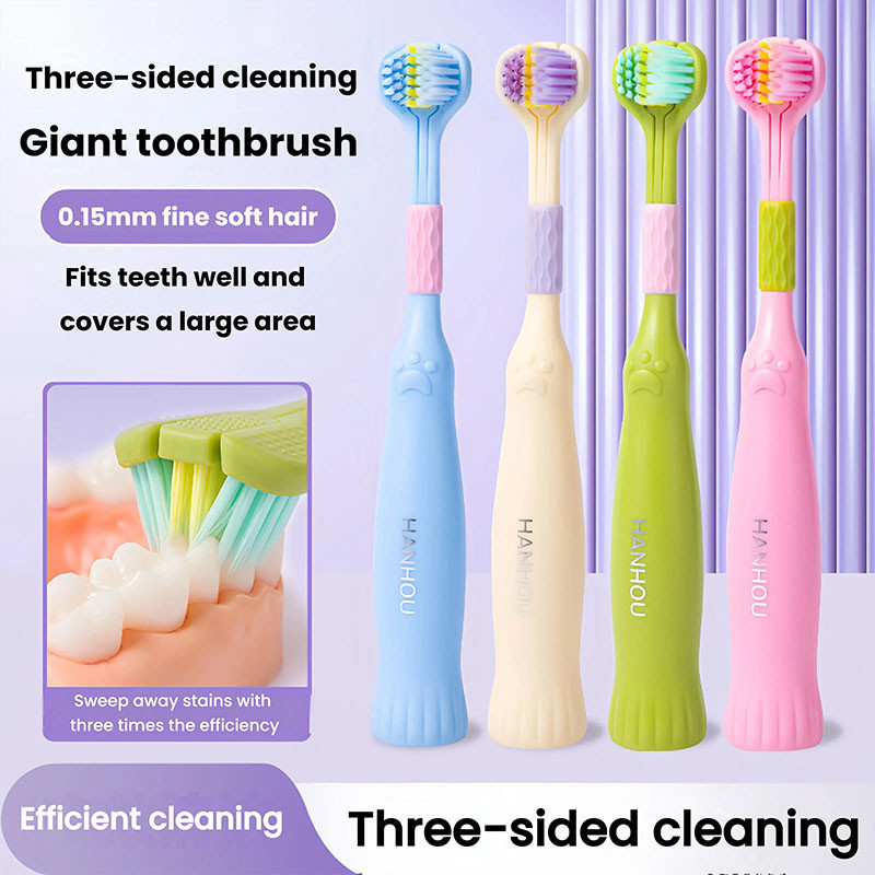 Adult Toothbrush Cleaning Wider Head Gentle Soft Bristles Universal ...