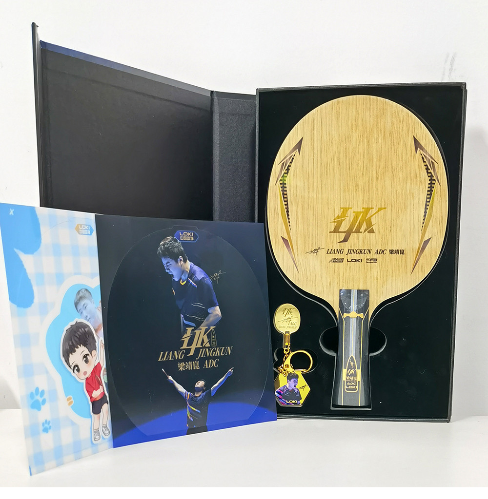 Original LOKI LIANG JINGKUN ADC Table Tennis Blade 5Wood+2ALC Carbon ...