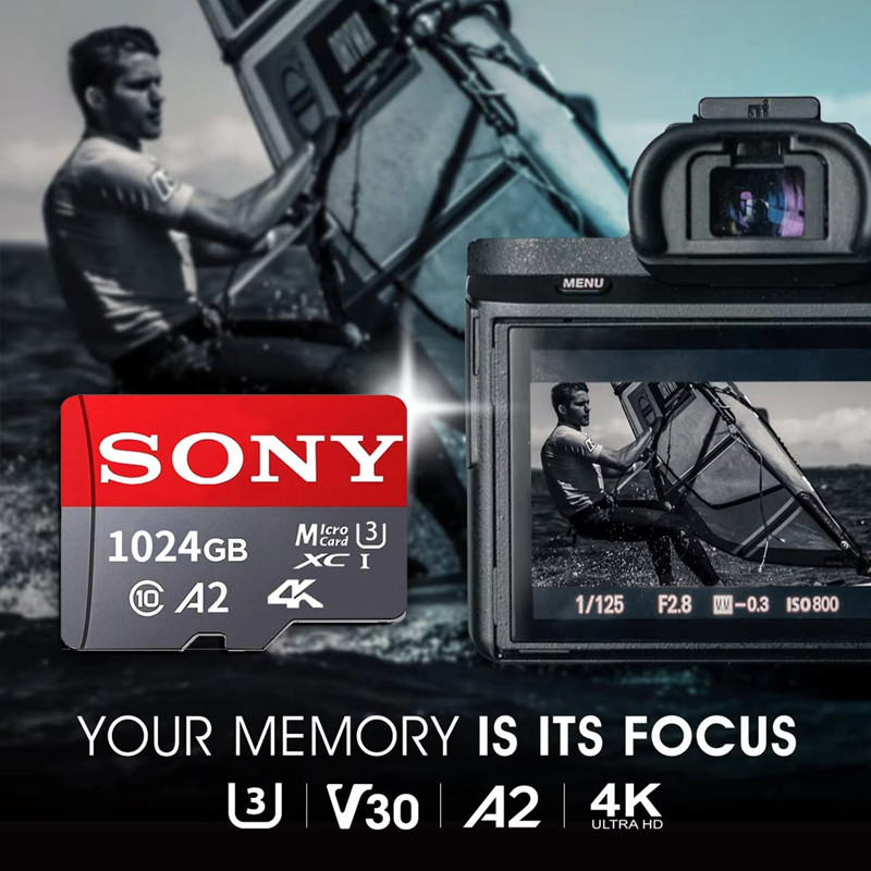 SONY Mini Memory 1TB Class 10 Micro SD Card 4K Ultra-HD High Speed ...