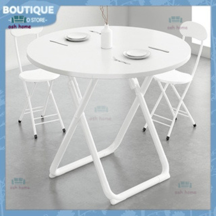 SH Foldable small round table small family simple round table simple ...