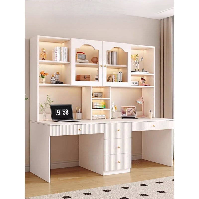 Study Table Solid Wood Computer Table Light Luxury Study Table With ...