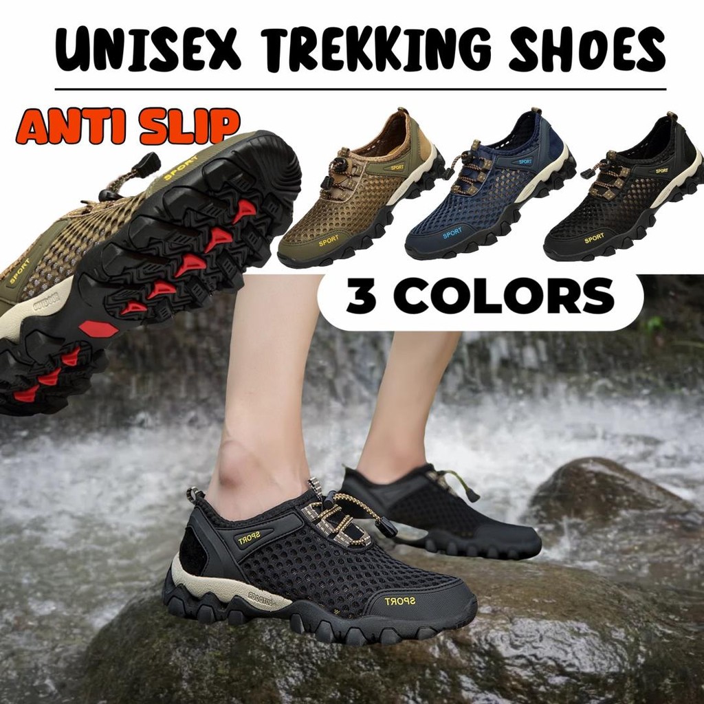 KOOWOO Unisex Hiking Trekking Shoes Waterproof Outdoor Rafting Fishing ...