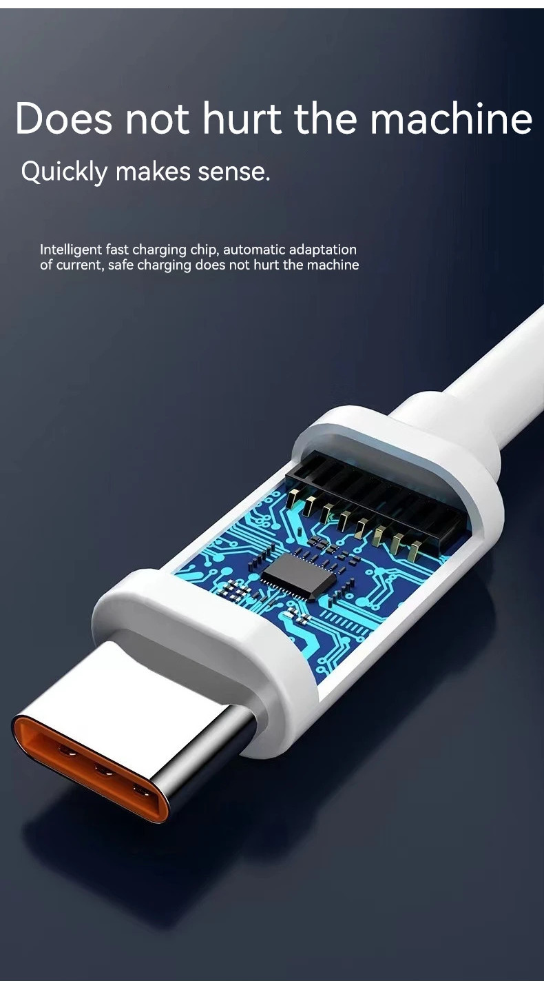 6A USB to Type C Micro Cable 5M/3M/2M/1Meter Fast Charge Universal Data ...