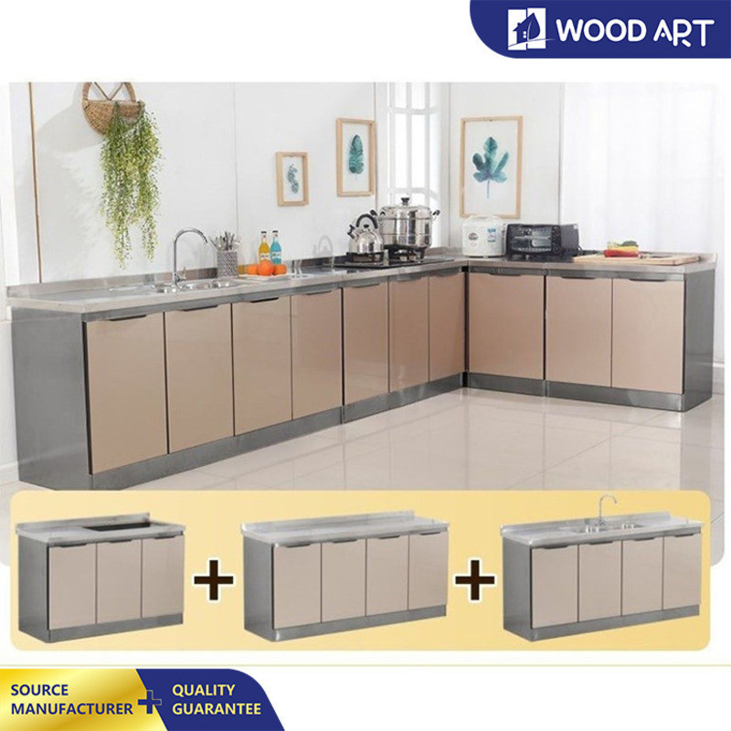 X·23 ZL Stainless Steel Kitchen Cabinet Stove Cabinet Combination ...