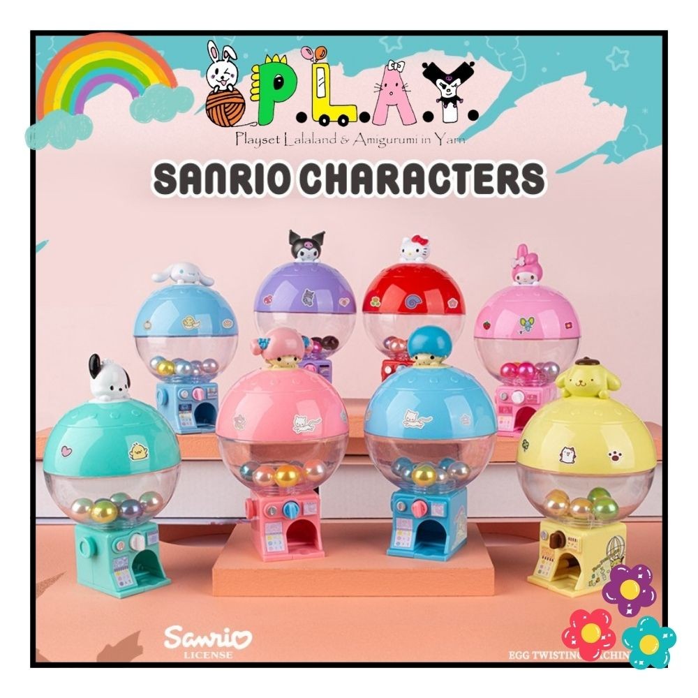 PLAY Sanrio Mini Twist Egg Mini Capsule Toy Machine Kuromi / Melody ...