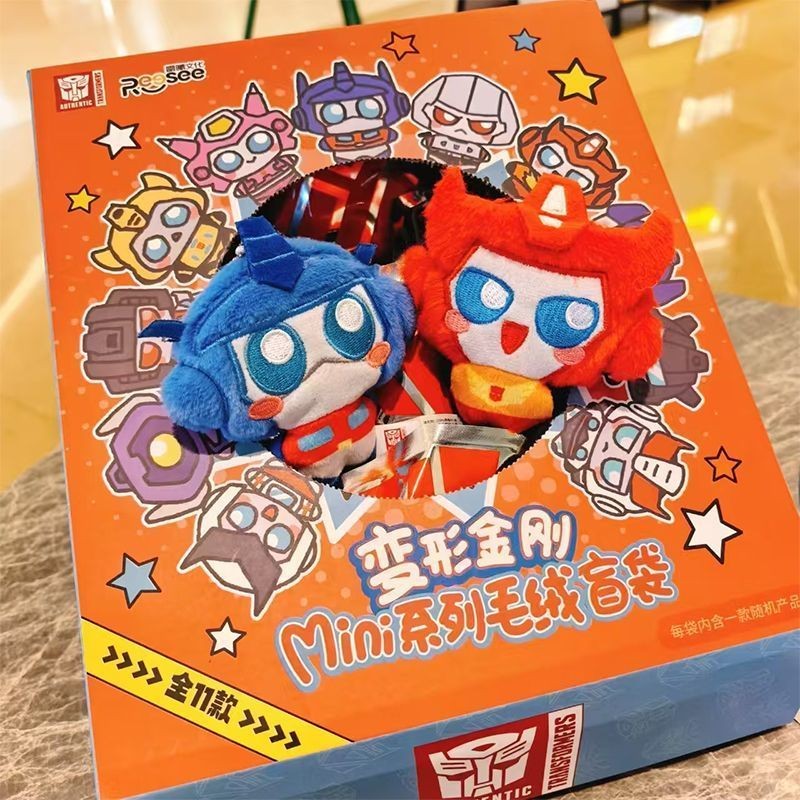 [High Quality]11 Types MINI Transformers Plush Blind Bags Optimus Prime ...