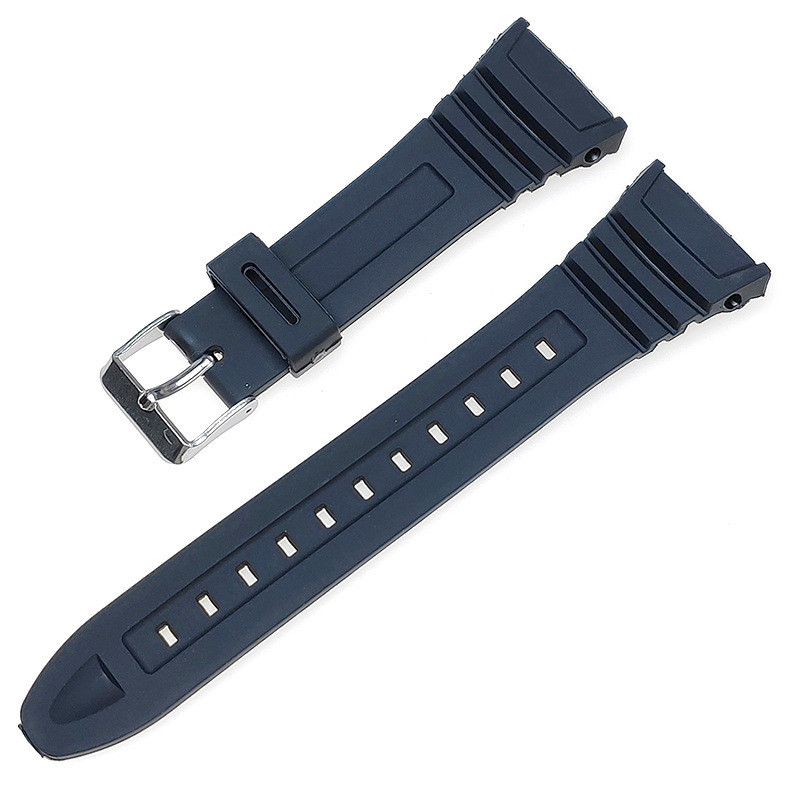 For Casio G-shock W-96h Watch Strap Plastic Watch Band PU Silicone ...