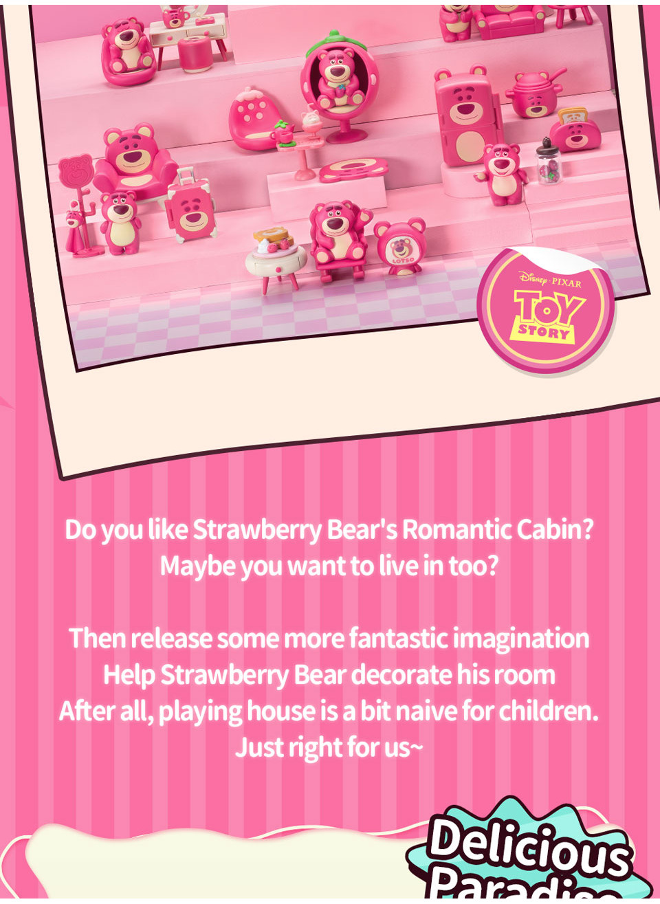 52TOYS Disney Toy Story-Lotso's Room Series Blind Box Figure Toy ...