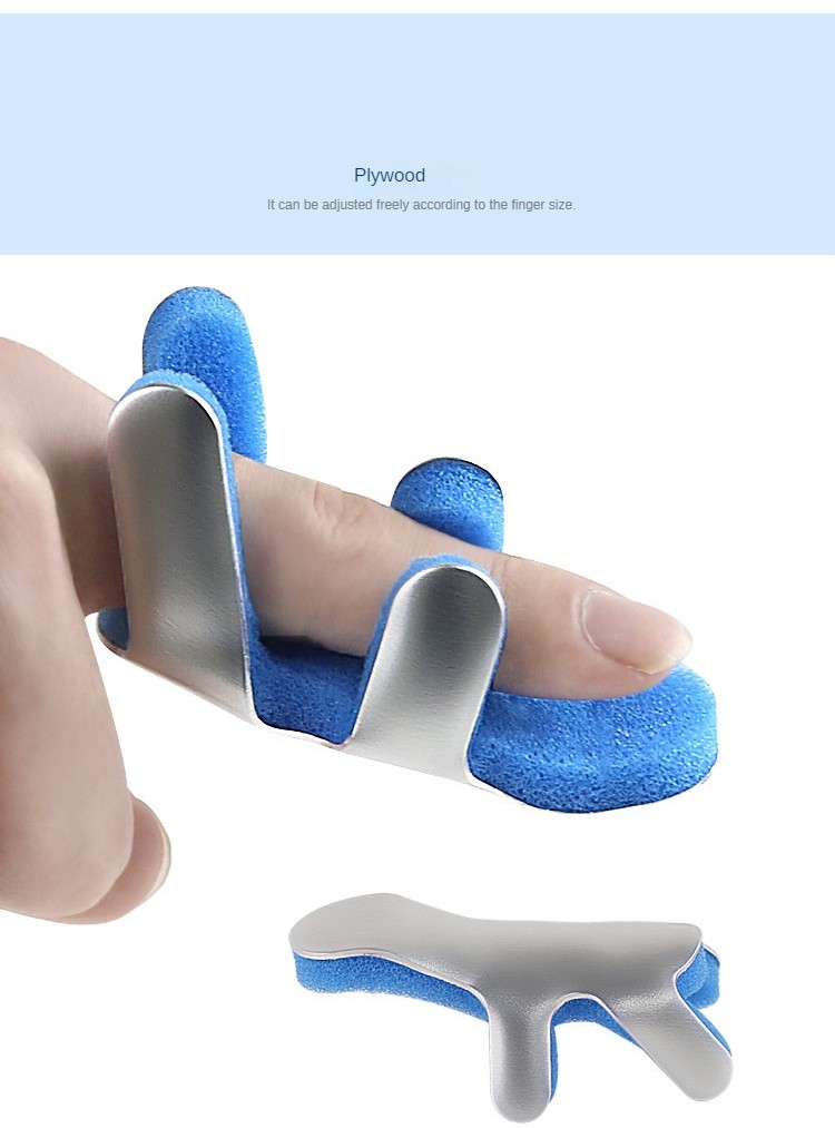 Medical Finger Splint Brace Frog Phalanx Posture Corrector Aluminium ...