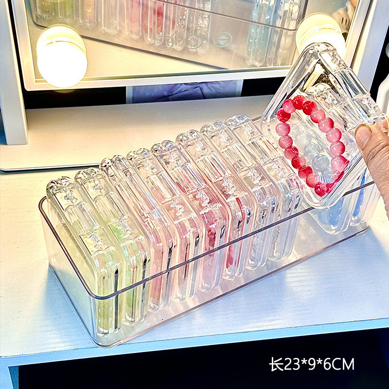 Shopclassyshop Transparent acrylic jewelry crystal Bracelet Box ...