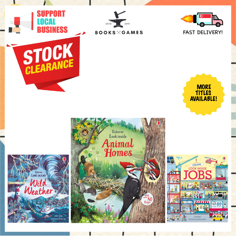 [🇸🇬 SG STOCK MEGA CLEARANCE] USBORNE Look Inside Book Series ...