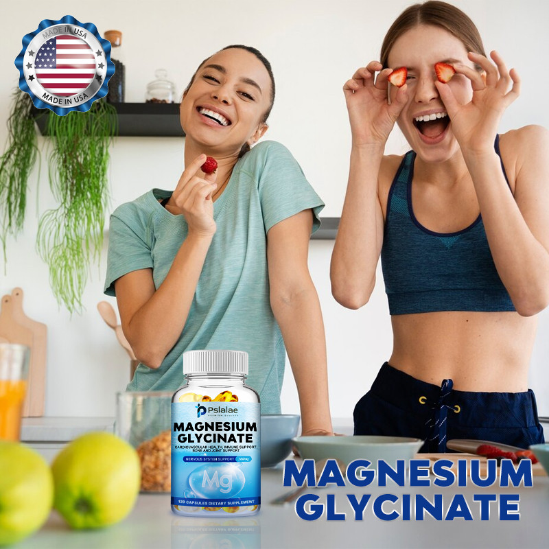 Pslalae Magnesium Glycinate 500mg Mineral Auxiliary agents For Women ...