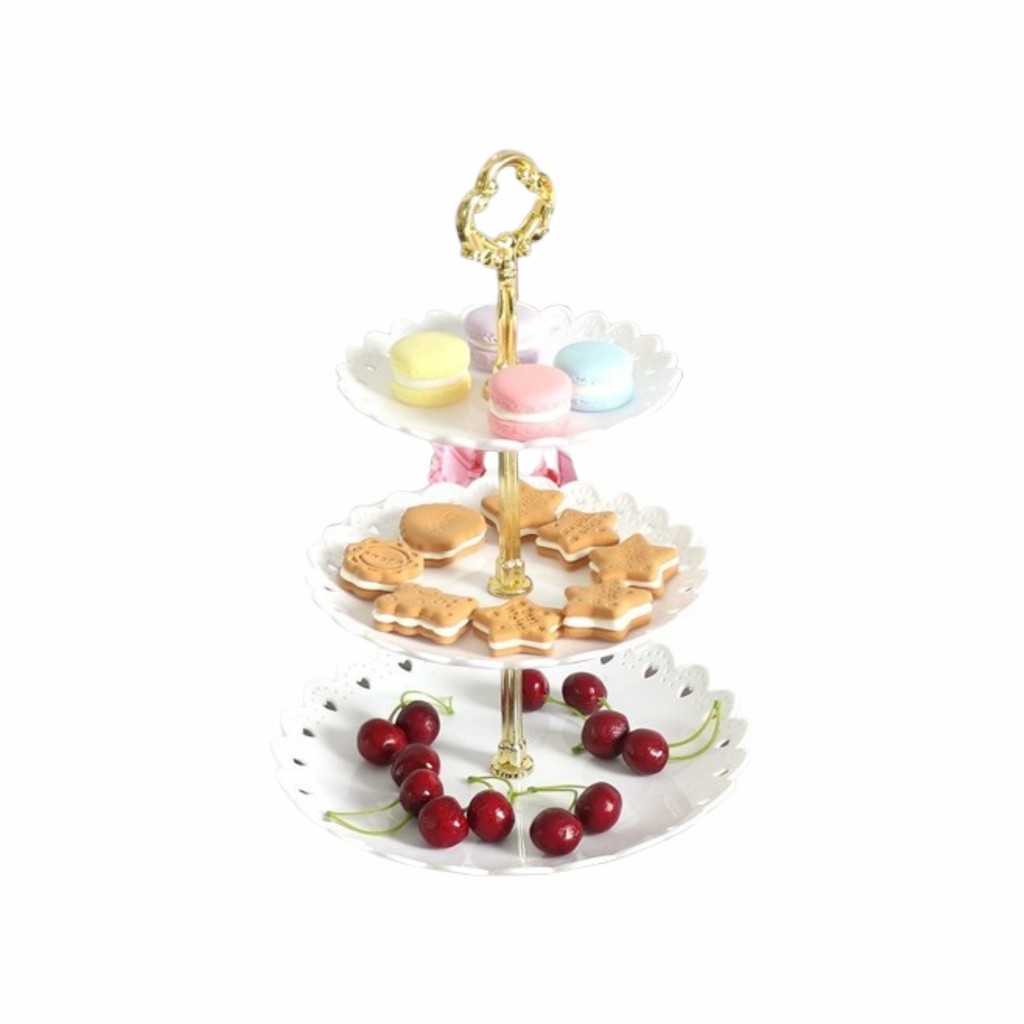 SD Dessert Plate Stand or 3 Layers High Tea Serving Tray / Food Display ...
