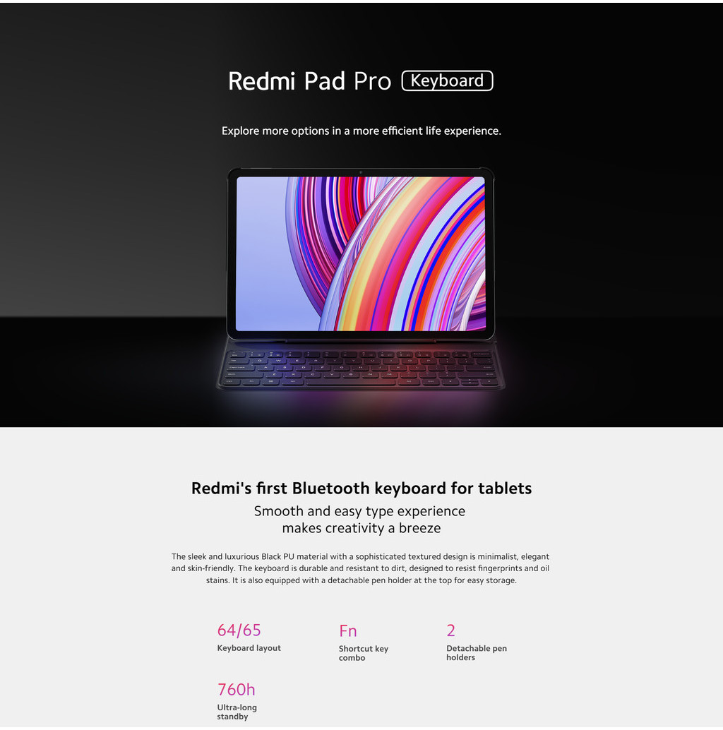 Redmi Pad Pro Keyboard (US English) | Shopee Singapore