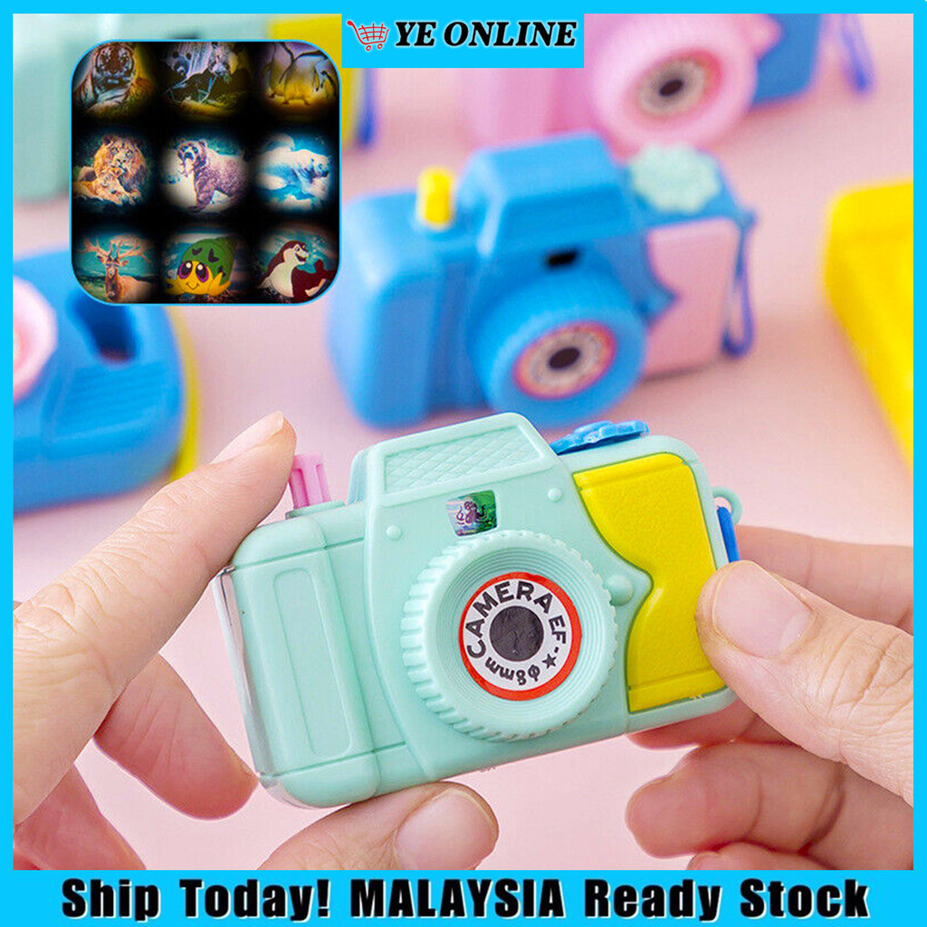 Kids Camera Projector Cartoon Simulation Educational Toys Mini Creative ...