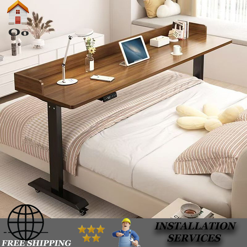 Oo Table Bedside Movable Bedroom Height Adjustable Long Table Lazy ...